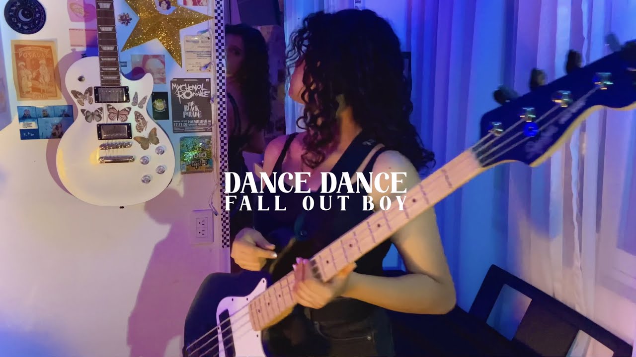 dance dance - fall out boy (bass cover) - YouTube