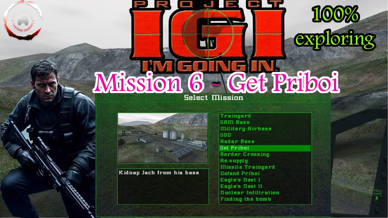 Project IGI - Mission 6 - Get Priboi - M-K-B Gaming - 100% exploring ...
