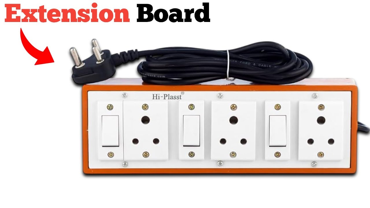 Extension Board Wiring ll How To Make a Extension Board - YouTube