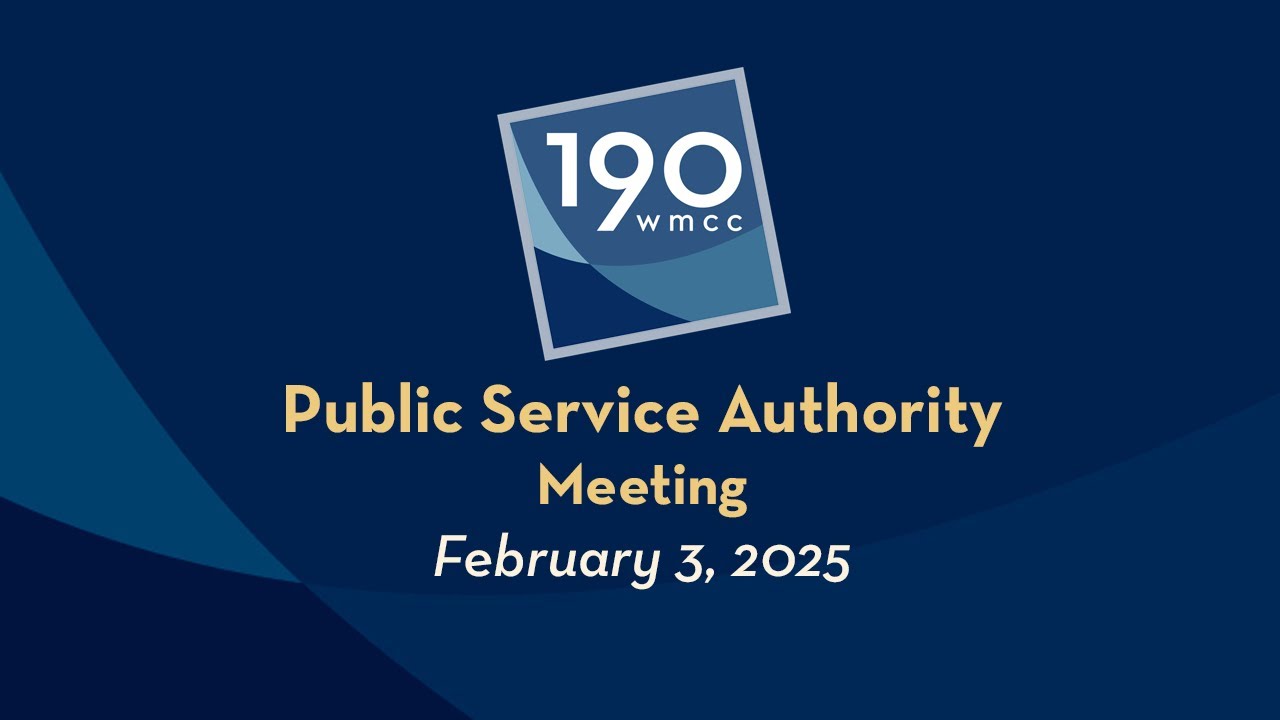 Montgomery County Public Service Authority Meeting 2-3-2025 - YouTube