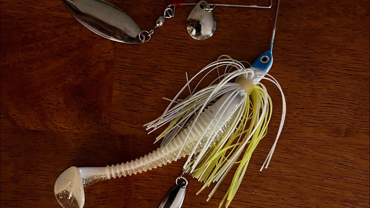 $1 Spinnerbait catches big bass #bassfishing - YouTube