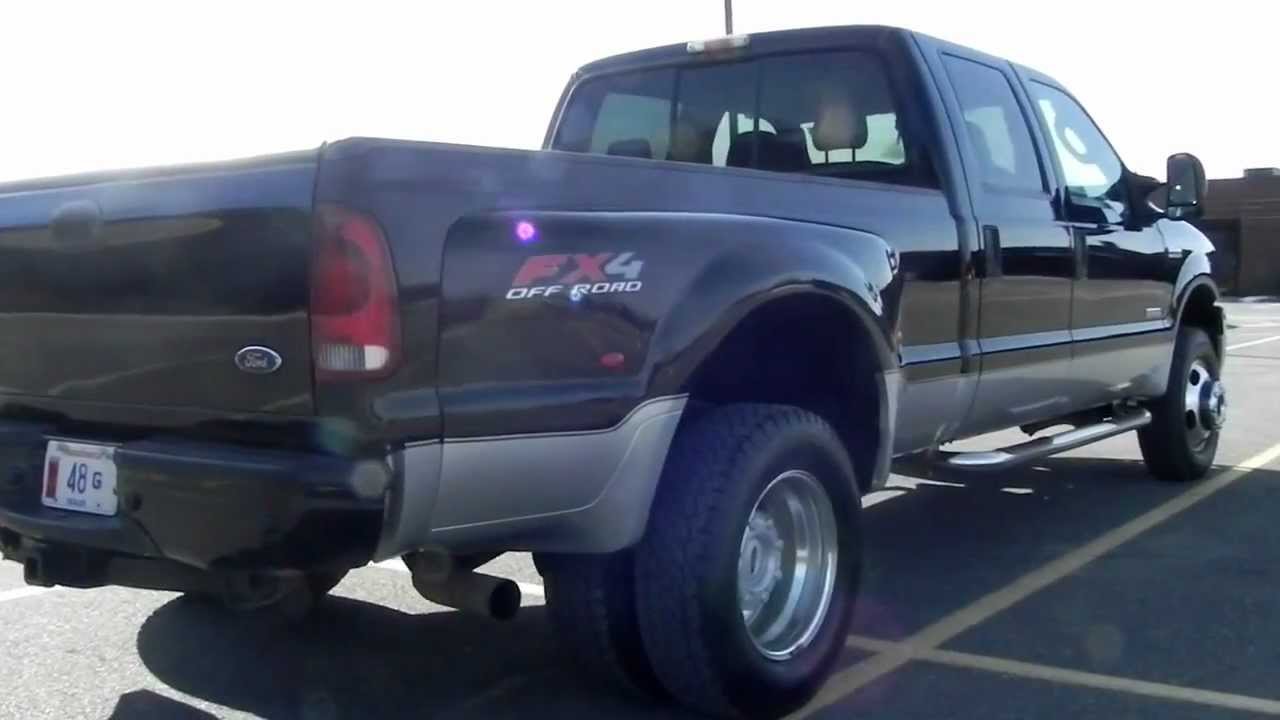 07 Ford F350 XLT Super Duty Crew Cab Dually FX4 6.0L Power Stroke Tubro ...