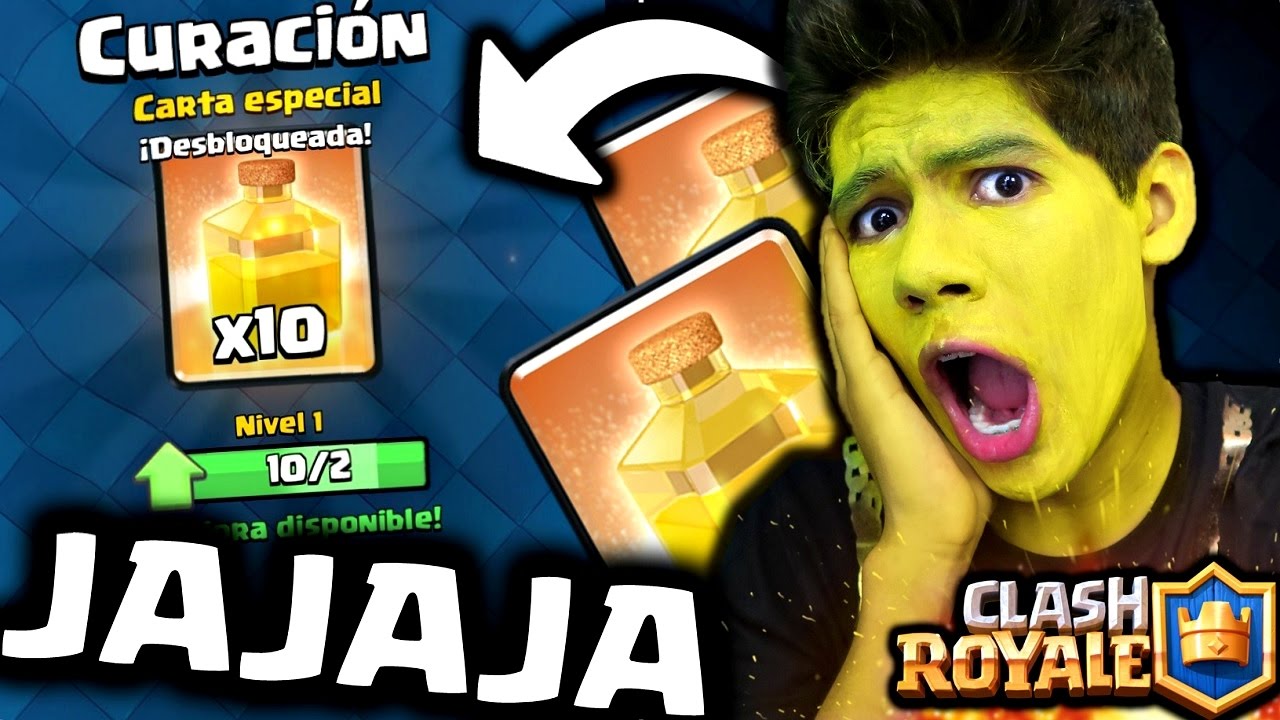 ¡Soy una CURACIÓN! GANANDO la NUEVA CARTA de Clash Royale! - [ANTRAX]☣ ...