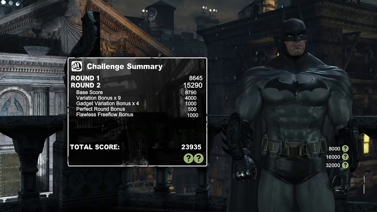 Batman Arkham City Rooftop Rumble (Batman) - YouTube