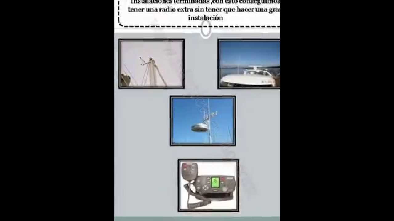 Conectar dos emisoras de vhf a una sola antena del barco - YouTube