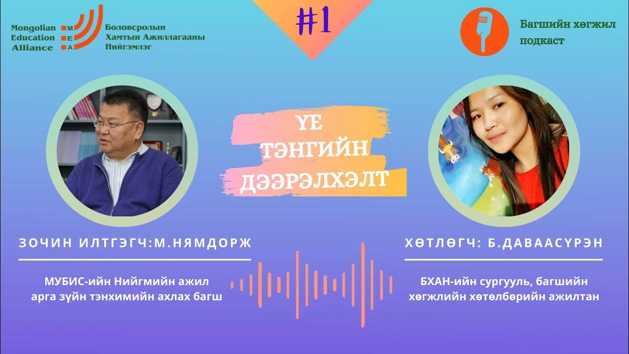 Багшийн хөгжил подкаст Дугаар 1 М Нямдорж Үе тэнгийн дээрэлхэлт