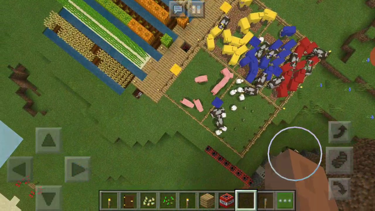 The Whole of Pewdiepie's Minecraft World exploding - YouTube