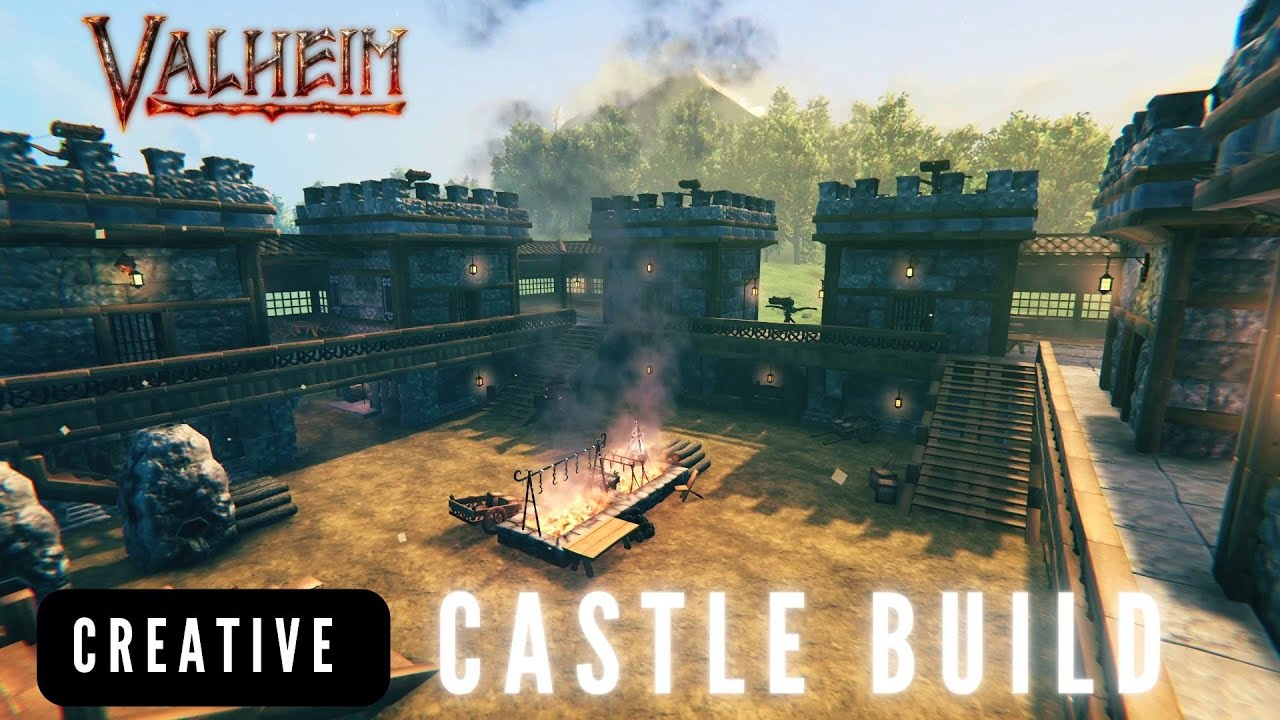 Valheim Mistlands: Epic Castle build sneak peek WIP - YouTube