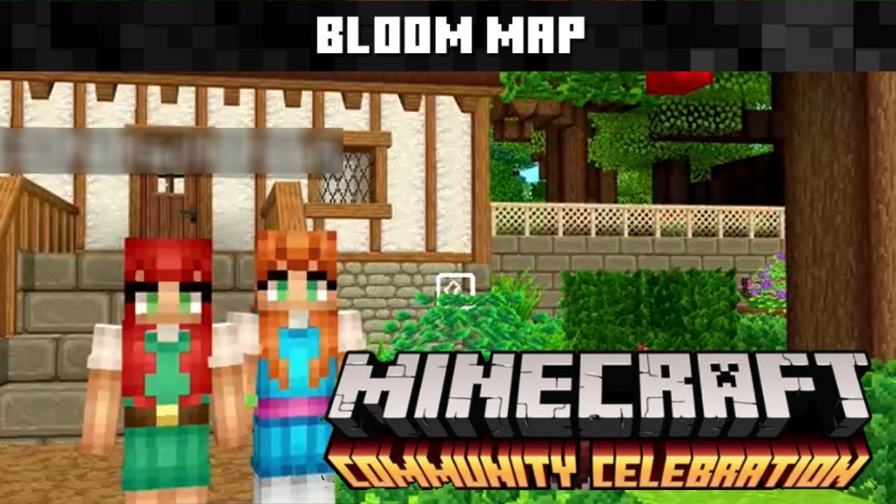 My Sister Joined Me!! | Minecraft Bloom (Free Map) #3 - YouTube