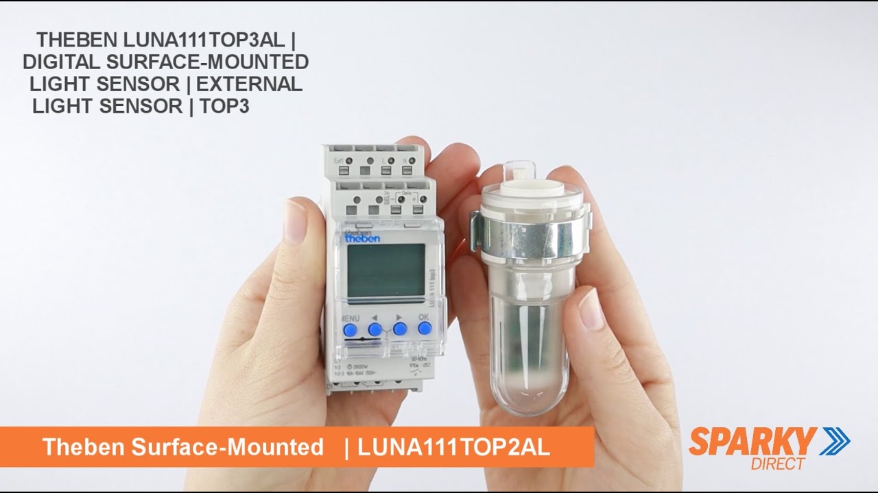 THEBEN LUNA111TOP3AL | DIGITAL SURFACE-MOUNTED LIGHT SENSOR | EXTERNAL ...