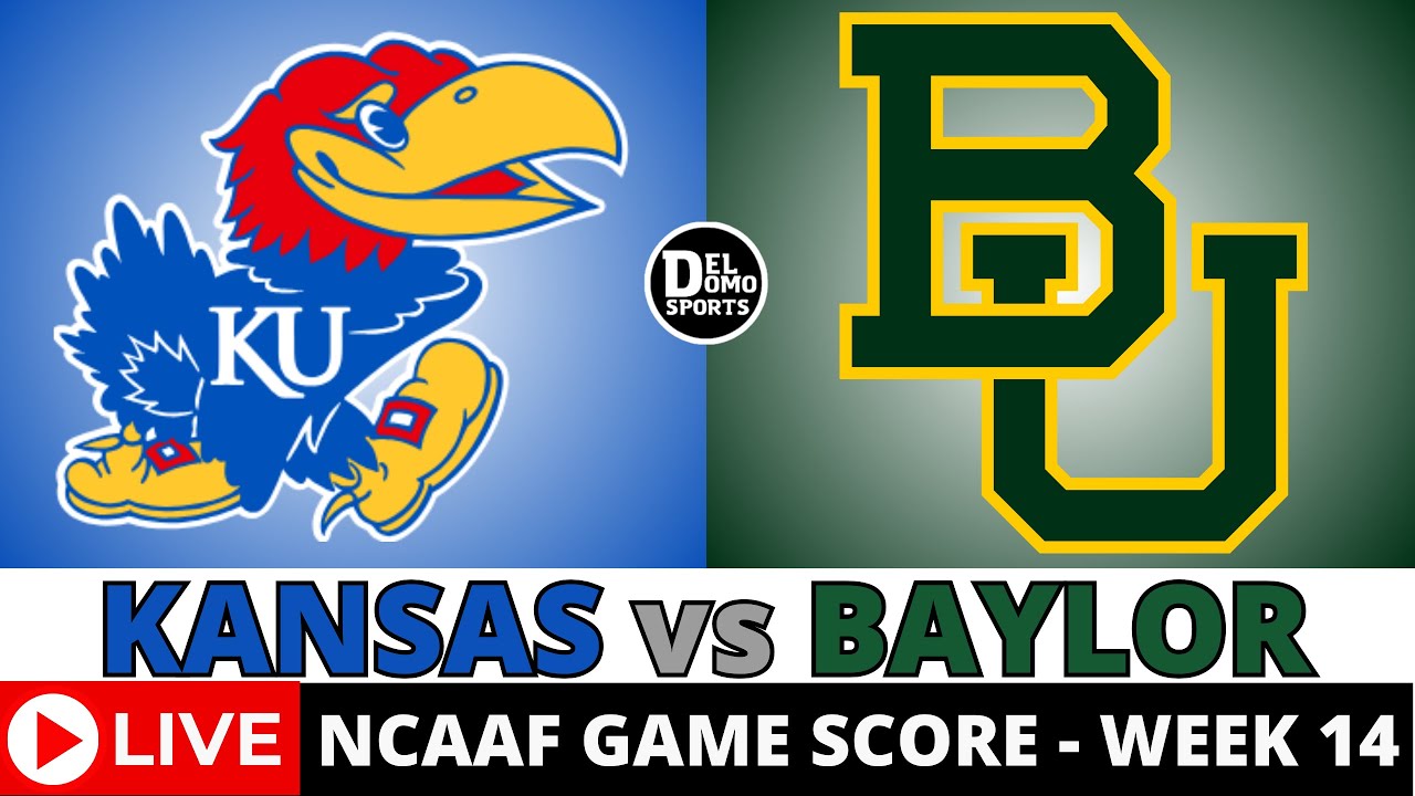 KANSAS vs BAYLOR LIVE 🏈 NCAAF Week 14 | Score Updates & Play-by-Play ...