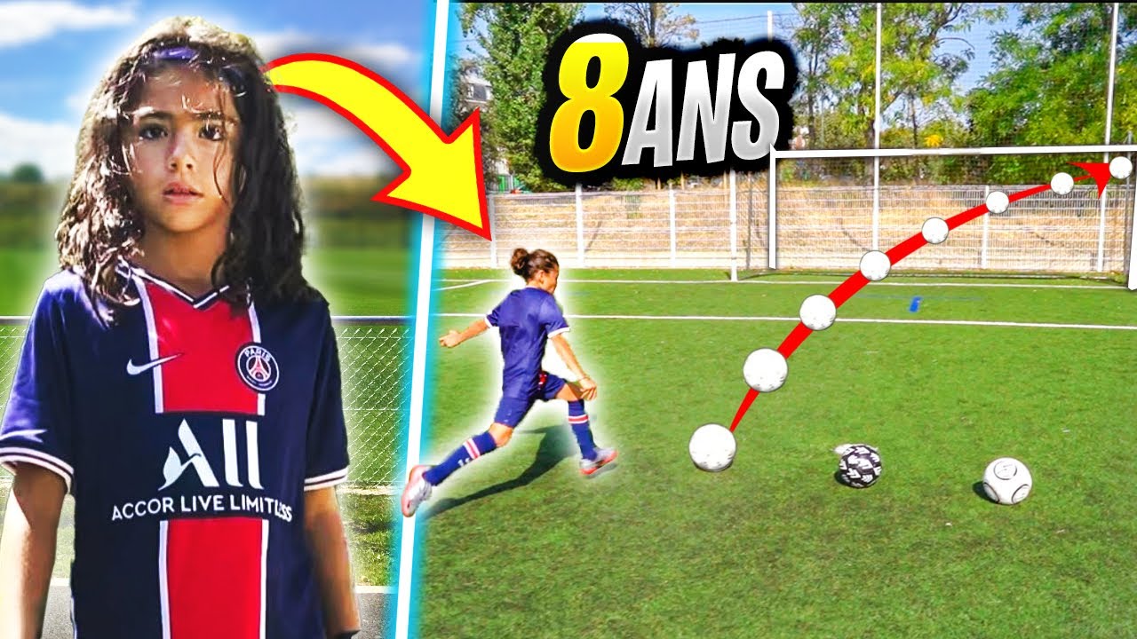 CET ENFANT DE 8 ANS A UNE PRÉCISION INCROYABLE AU FOOTBALL! - YouTube