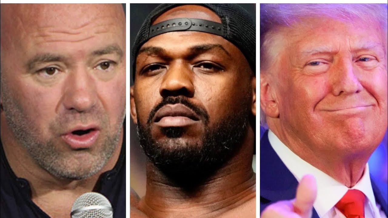 Jon Jones reacts Dana White and Donald Trump Election Night - YouTube