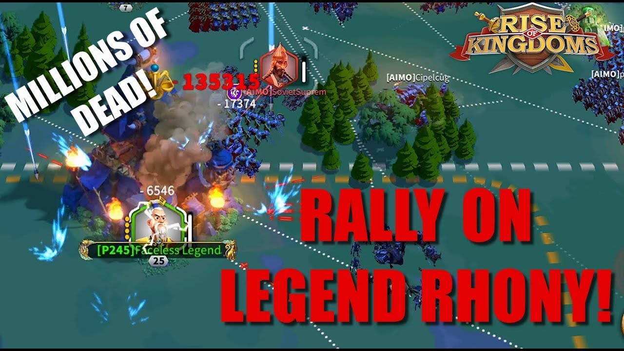 Rally on Legend Rhony! - Millions of dead troops! - many rallied city's ...