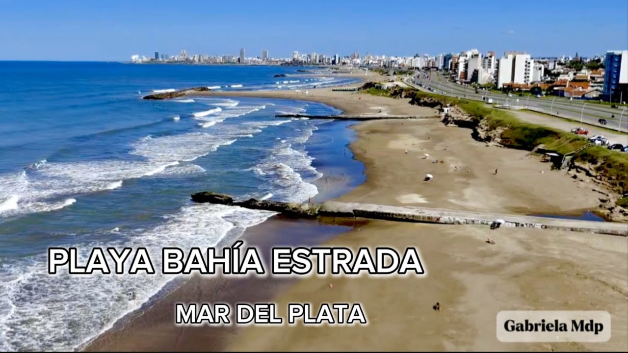PLAYA BAHÍA ESTRADA en Zona Constitución 🧡 Mar del Plata 27 de marzo ...