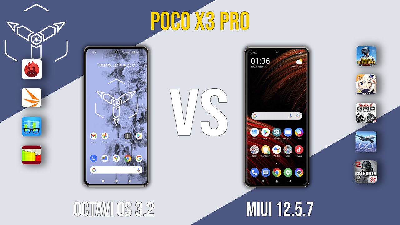 Octavi OS 3.2 vs MIUI 12.5.7 Enhanced di Poco X3 Pro (Benchmark ...