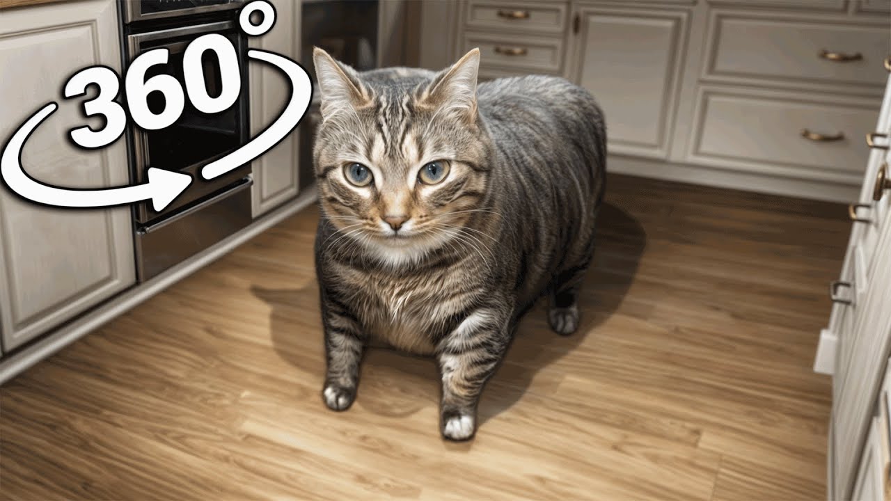 OIIAOIIA Cat Breaks Into Your House | 360° VR Animation - YouTube