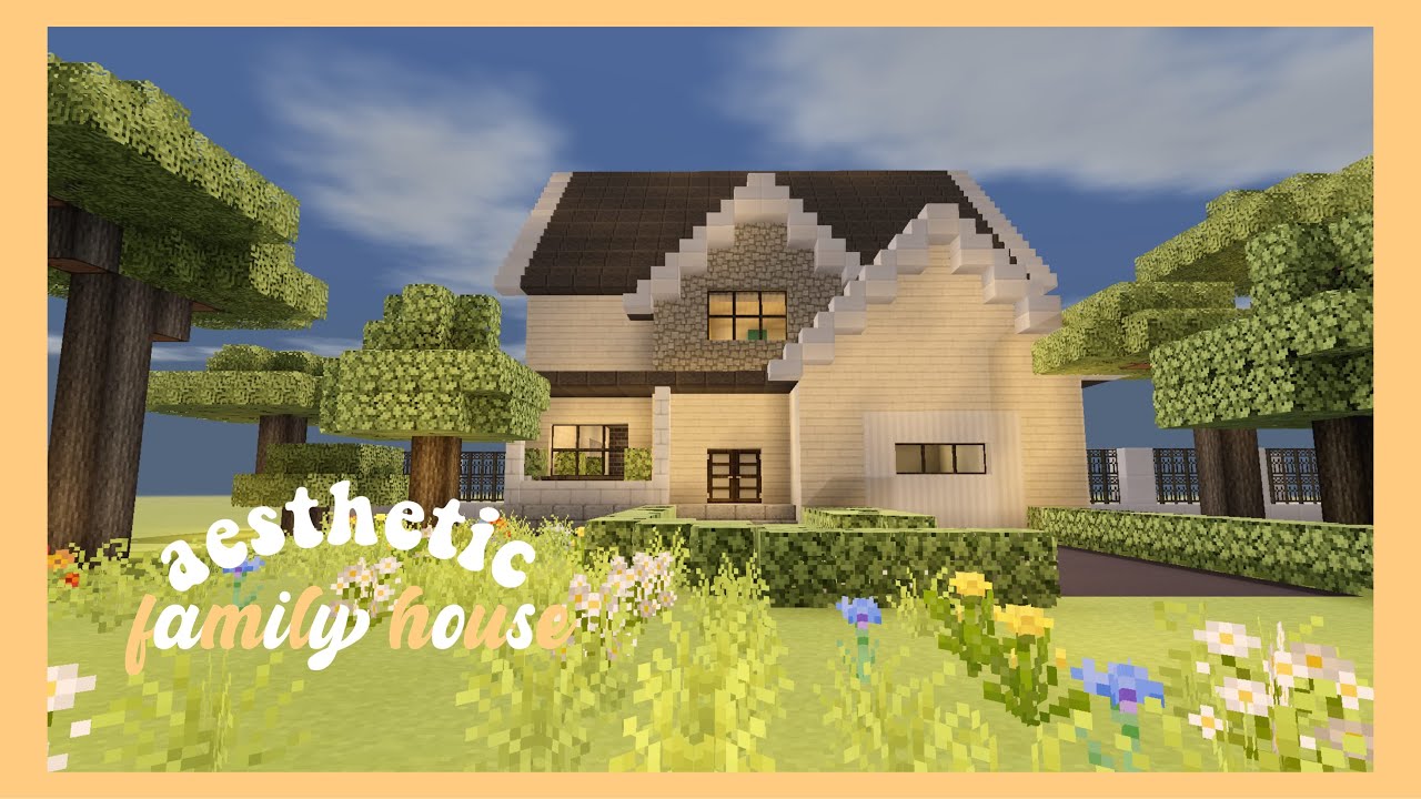 aesthetic family house! ☆ speedbuild - YouTube