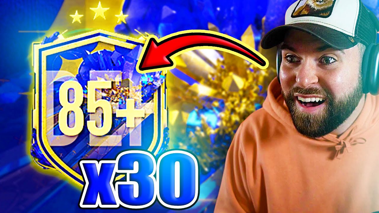 OPENING 30x 85+ x3 MIDFIELDERS & 88+ ICON PACKS! 😁 FIFA 23 - YouTube