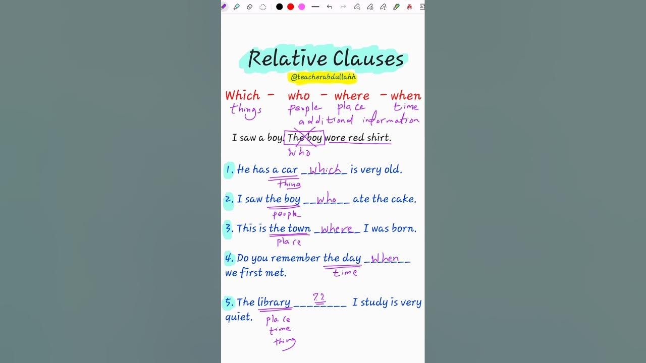 Do you know how to use (Relative Clauses ) correctly , Learn English ...