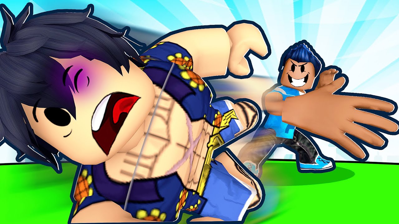 EU GANHO FORÇA pra dar TAPA NOS VALENTÕES DO ROBLOX 💪🏻 - YouTube