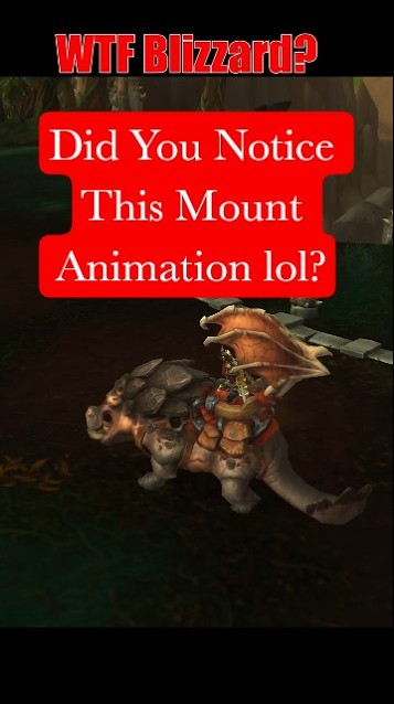 This Mount Animation is Funny - World of Warcraft #gaming # ...