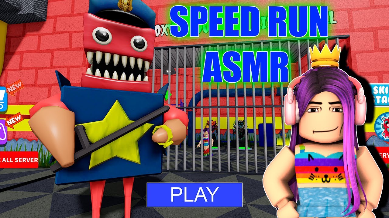 SPEED RUN - BOXY'S BOO BARRY'S PRISON RUN! OBBY! - YouTube