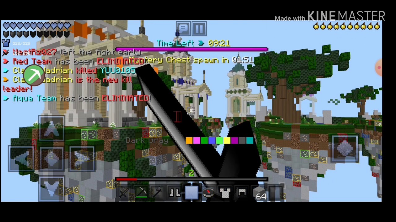 Minecraft Hive skywars with cheats - YouTube