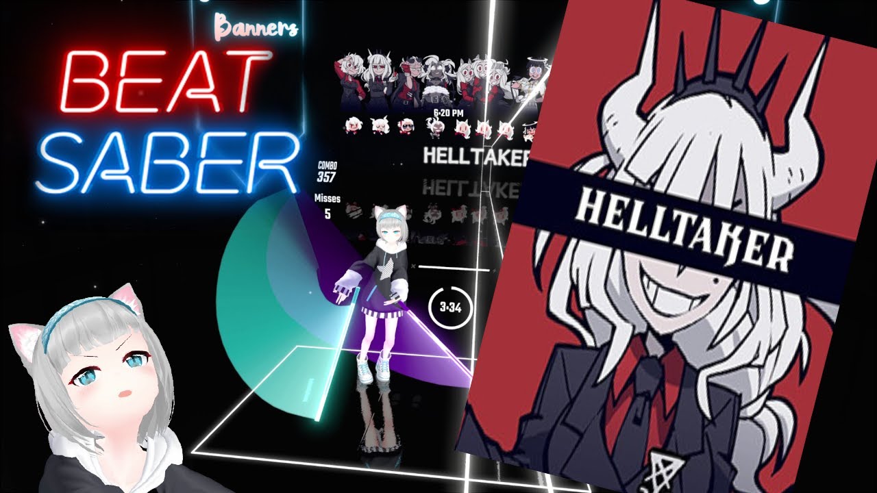 (Beat Saber) Vitality – Mittsies [Helltaker OST] [ Full Body Tracking ] - YouTube