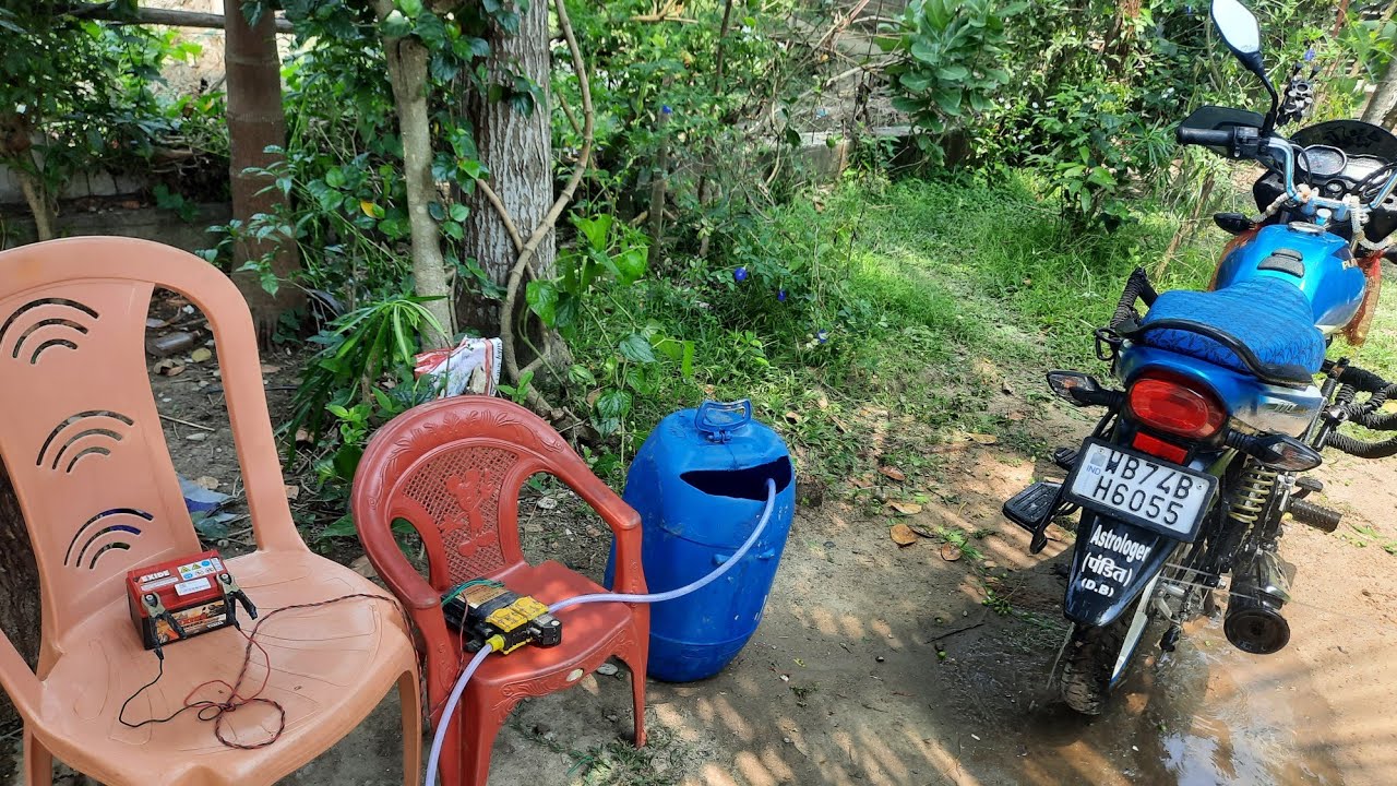 12v Dc High pressure water pump se bike wash - YouTube