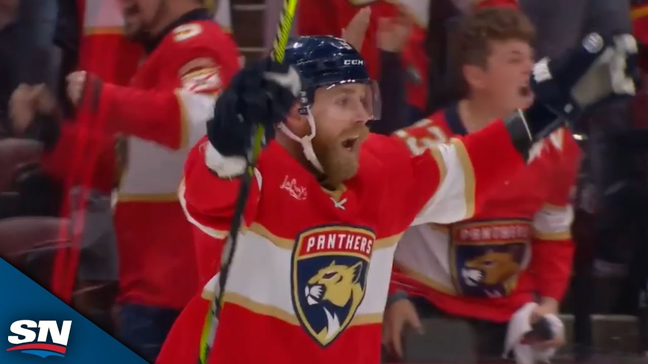 Sam Bennett Opens The Scoring With A Rocket Of A Shot - YouTube