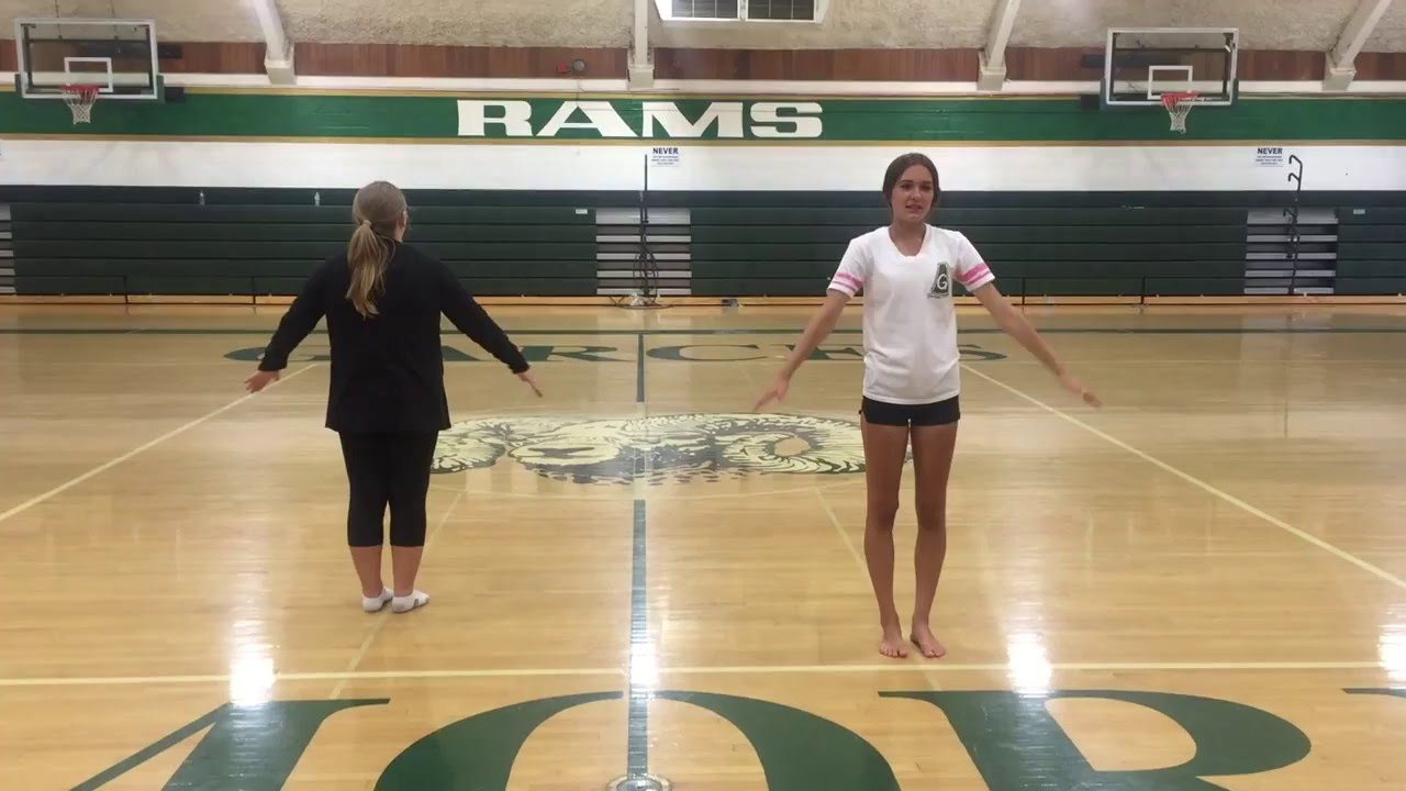 Garces Memorial HS Cheerleading Offense and Defense Cheers - YouTube