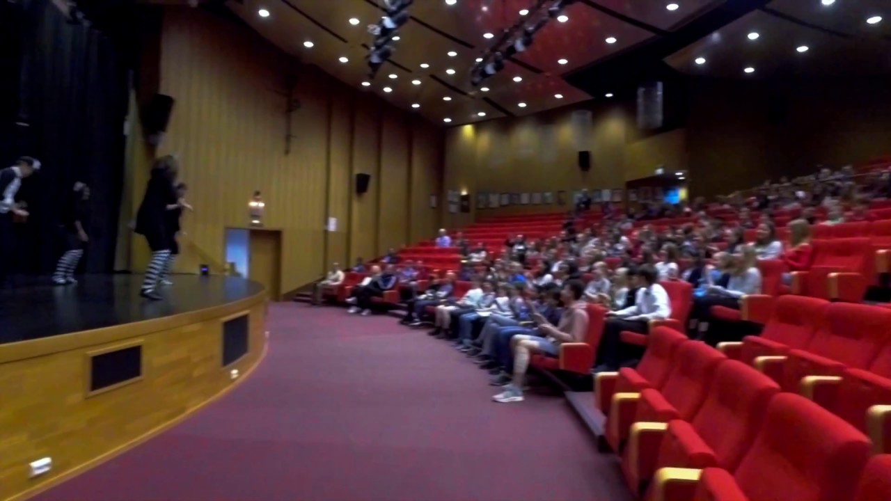 ISS Middle School Teachers Perform at Recognition Ceremony - YouTube