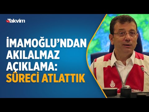 İBB Başkanı Ekrem İmamoğlu: Bu kadar yağışa rağmen çok az sorunla süreci atlattık, yönettik