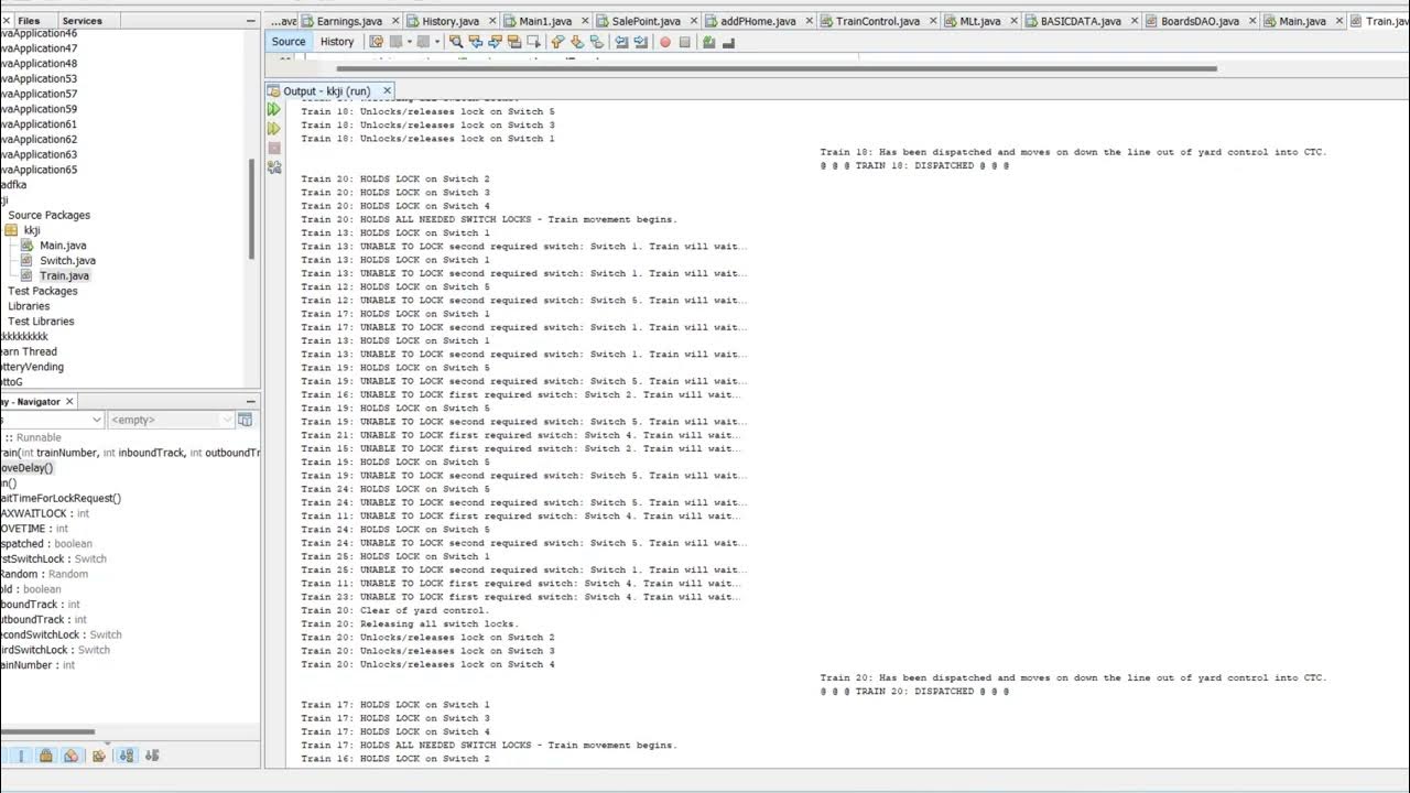 Solution : Project 2: Multi-Threaded Programming In Java | CNT 4714 | Train Simulator - YouTube