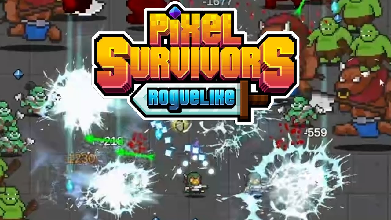 [픽셀 서바이벌] 뱀서류 신작 / 킬링 타임 (Pixel Survivors) - YouTube