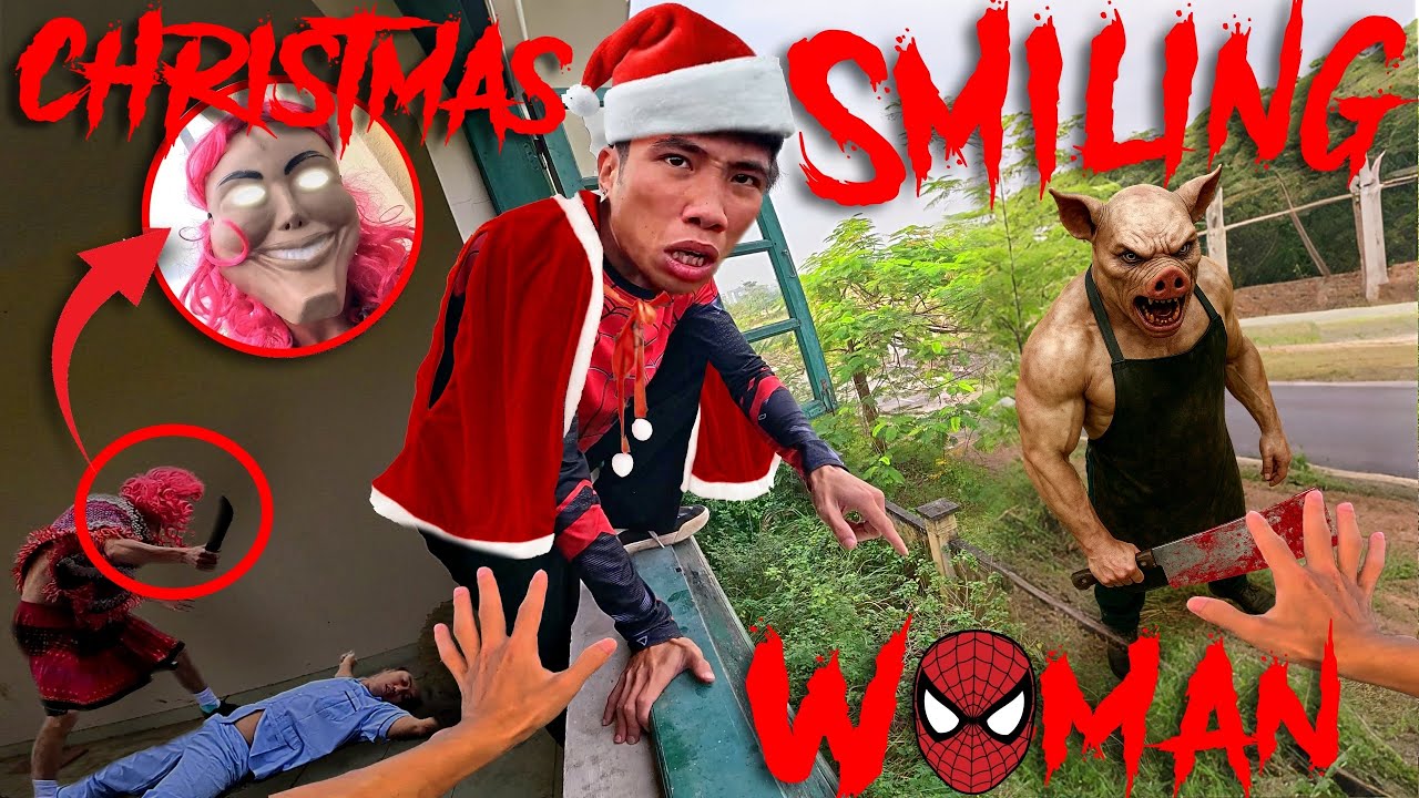 ESCAPING SMILING WOMAN 59.0 | Parkour Pov Horror Film| By B2F Viet Nam ...