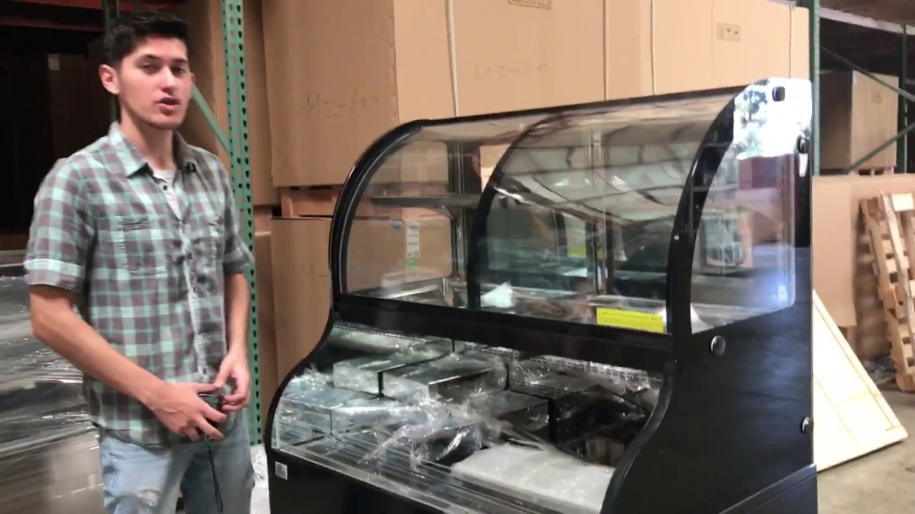 48 ins starbucks turbo air commercial open air display case ...