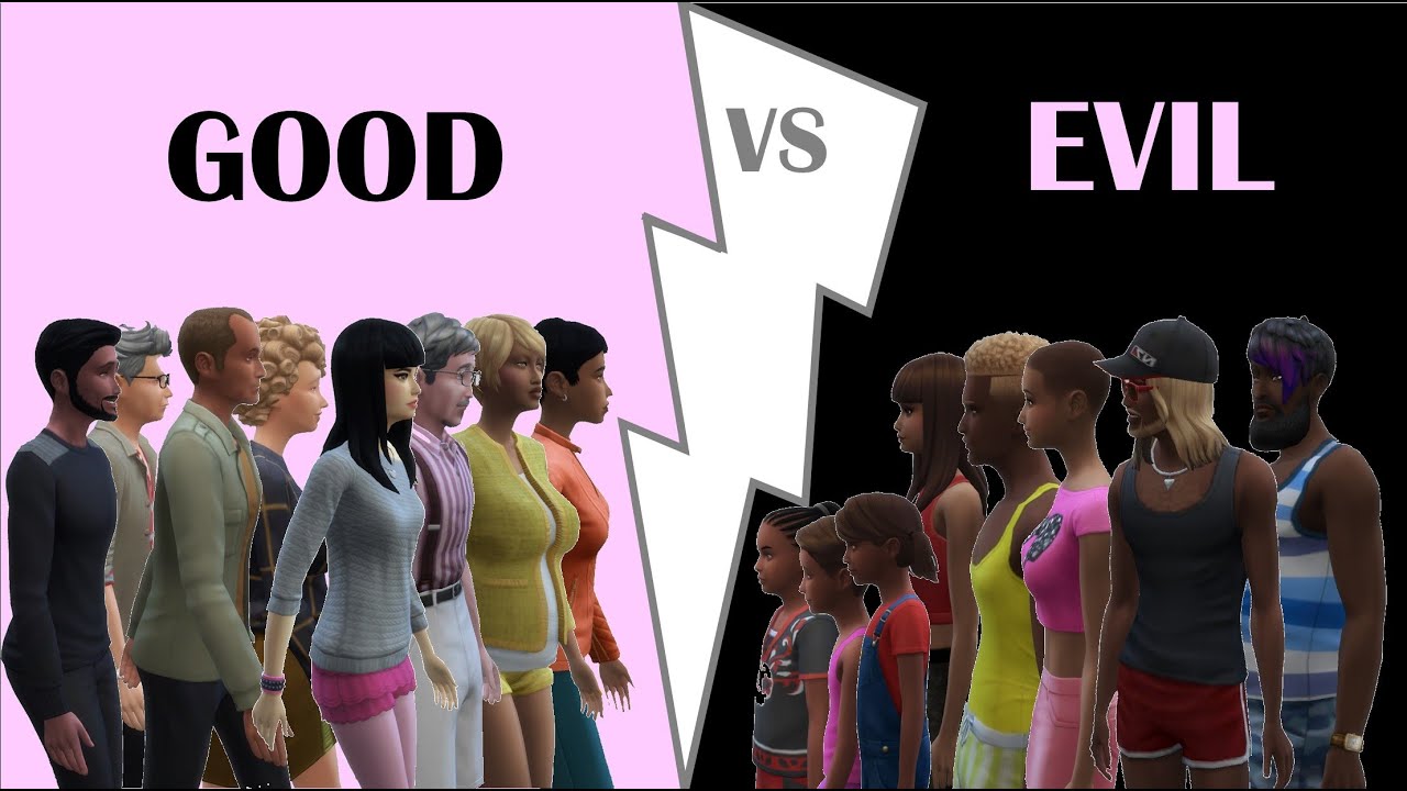 Evil comes to the Sims 4! Good vs Evil: Episode 1! - YouTube