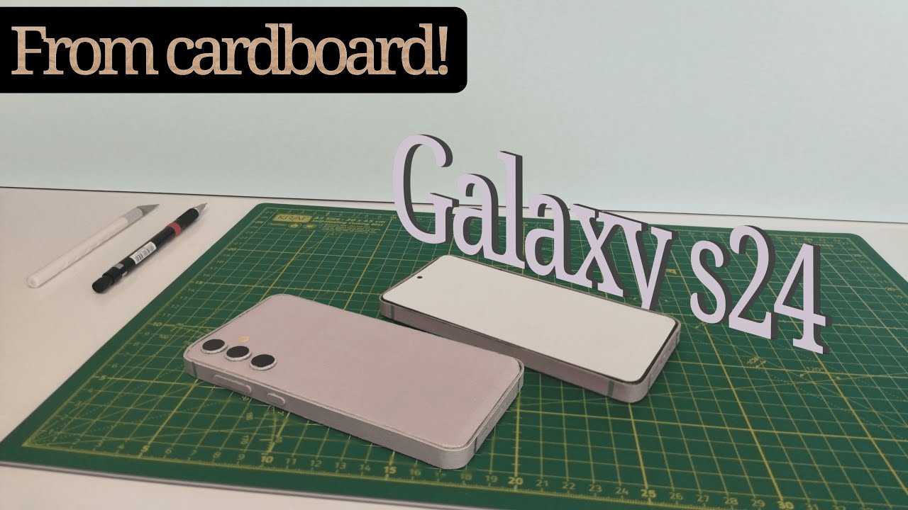 Making Samsung Galaxy s24 from cardboard! ~ YY's Crafts - YouTube