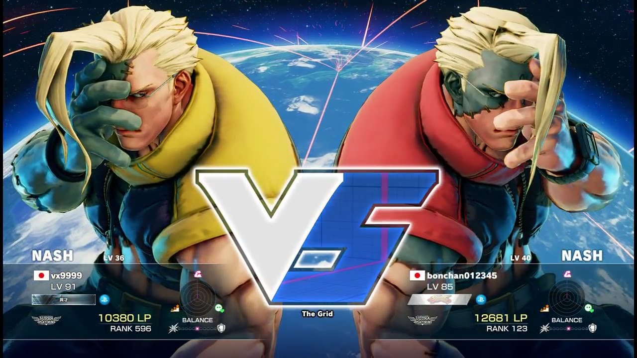 Bonchan (Nash) vs VX (Nash) [sf5] ボンちゃん（ナッシュ） vs VX（ナッシュ） [スト5] - YouTube