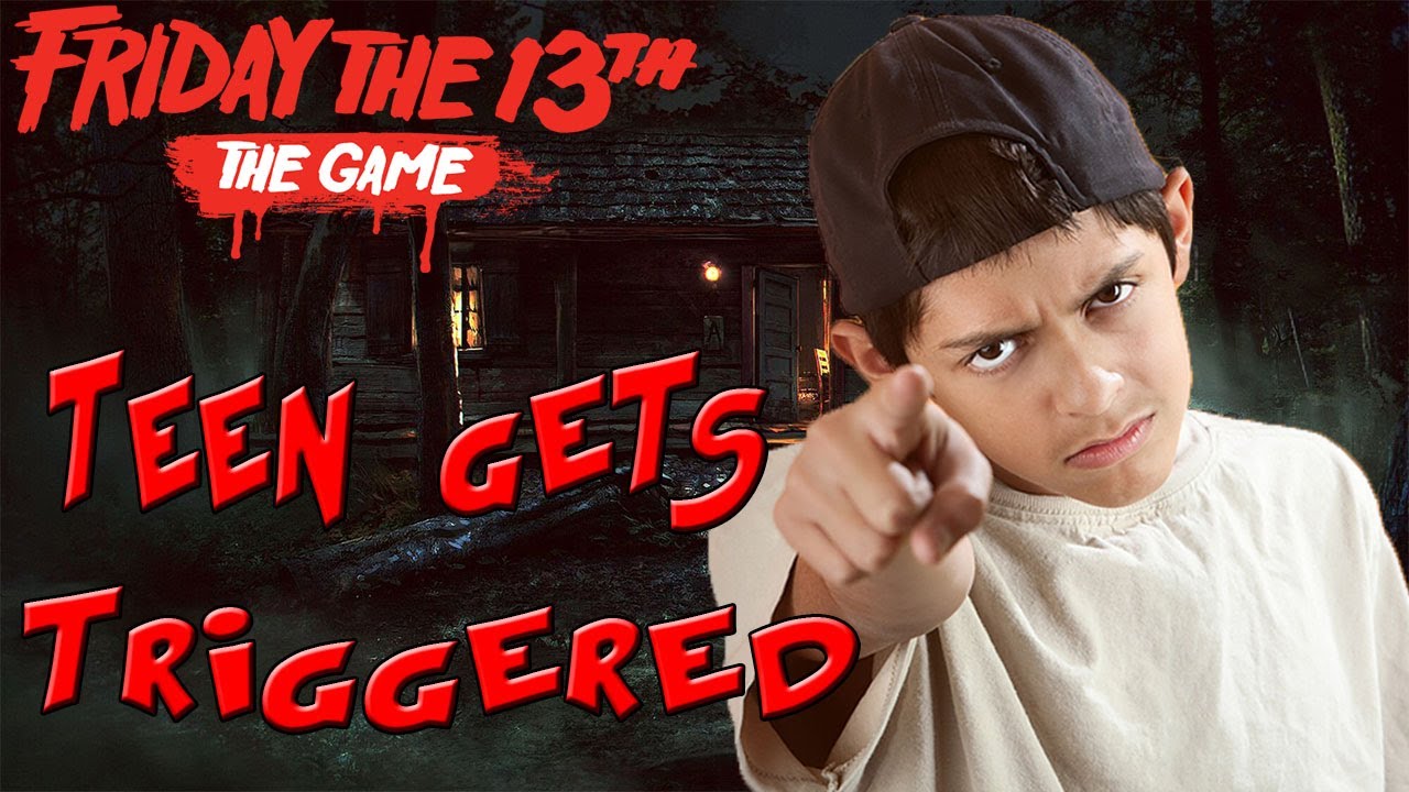 SUPER TRIGGERED GUY TEAM KILLS ME (Friday the 13th) - YouTube