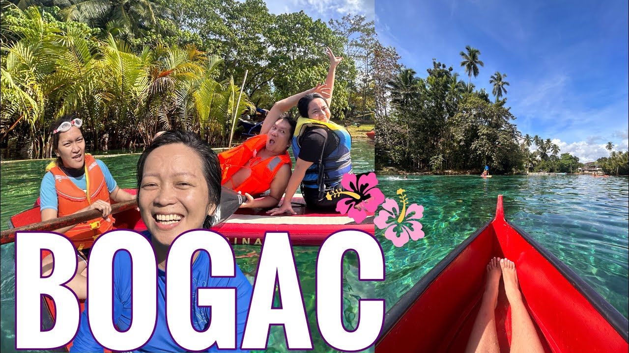 TRAVEL VLOG: The Cleanest river in Mindanao BOGAC X BETO LAGOON 💦🏊 | 🌸Charm Derro🌸 - YouTube