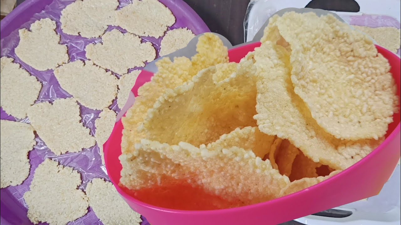 kerupuk puli,sisa nasi jadi segurih ini IItanpa obat,krenyess banget ...