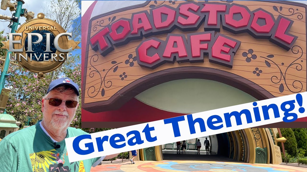 Food in Epic Universe's TOADSTOOL CAFE - in Nintendo World. Let's Check ...