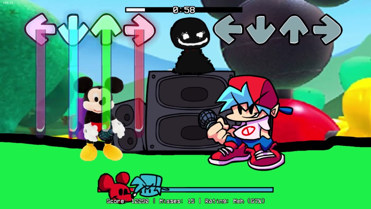 FNF V.S. Mickey Mouse Clubhouse (fanmade song by me) FULL HORROR MOD ...