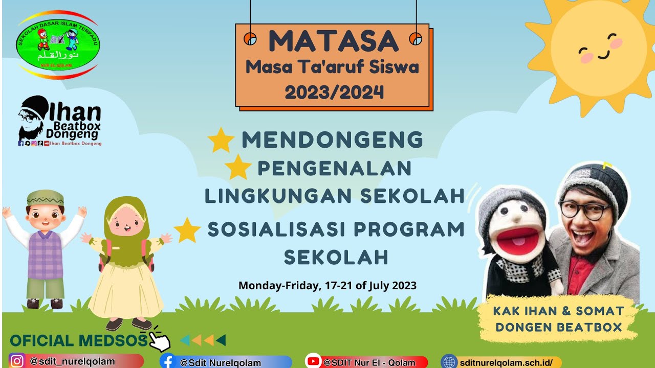 MASA TA'ARUF SISWA (MATASA) ACADEMIC YEARS 2023/2024 - YouTube