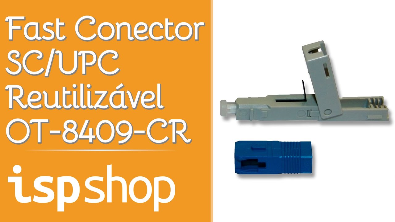 Tutorial de Montagem Conector SC/UPC - Reutilizável - YouTube