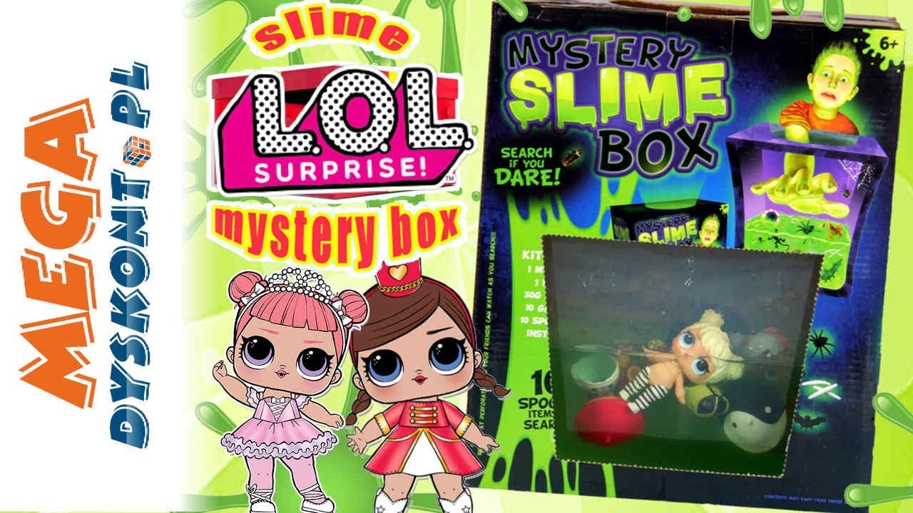 Mystery Slime Box 🎁 LOL Surprise 💝 Challenge 🎲 Monia i Agatka - YouTube