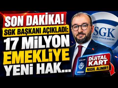 SGK BAŞKANINDAN EMEKLİLER AÇIKLAMASI: ''17 MİLYON EMEKLİNİN TAMAMINA...''